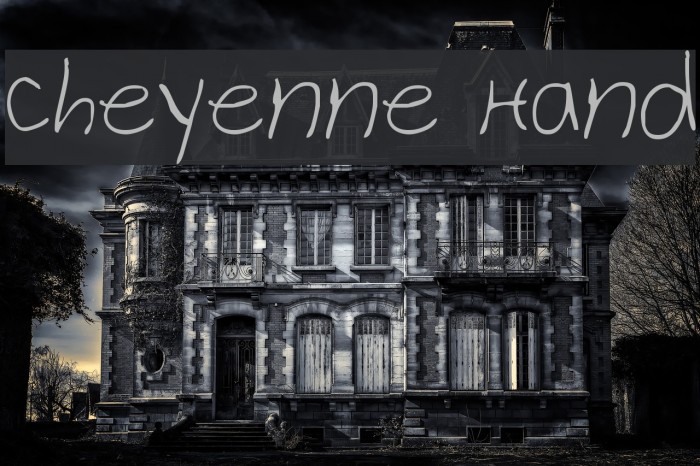 Cheyenne Hand Font - FFonts.net