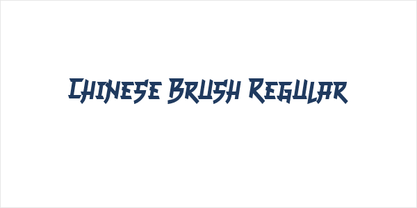 Chinese Brush Regular Font | Free Download (TTF/OTF) | FFonts.net