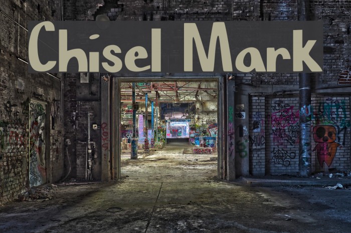 Chisel Mark Font - FFonts.net