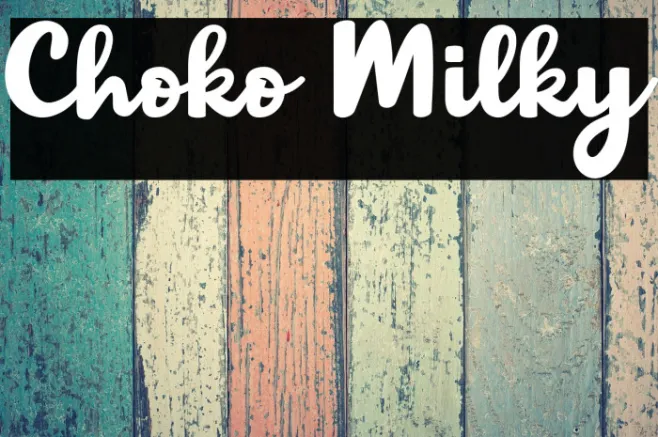 Choko Milky Fuente - FFonts.net
