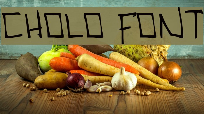 Cholo Font - FFonts.net
