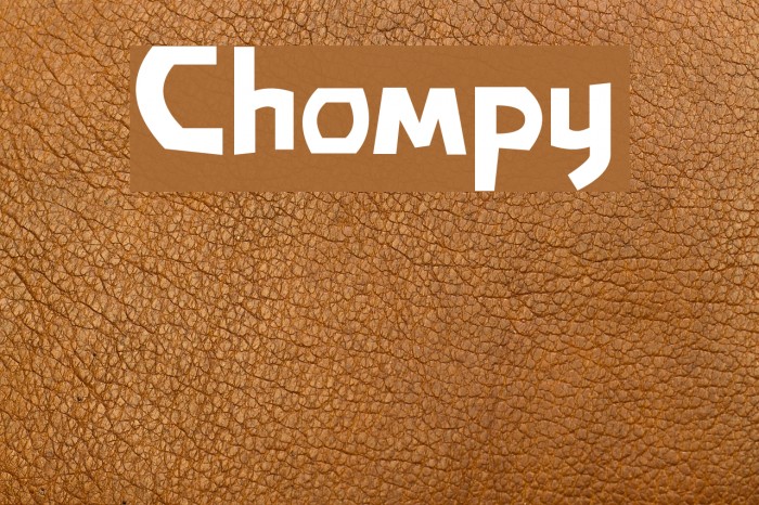 Chompy Font - FFonts.net