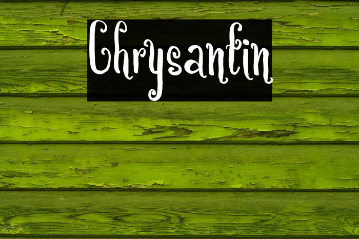 Chrysantin Font - FFonts.net