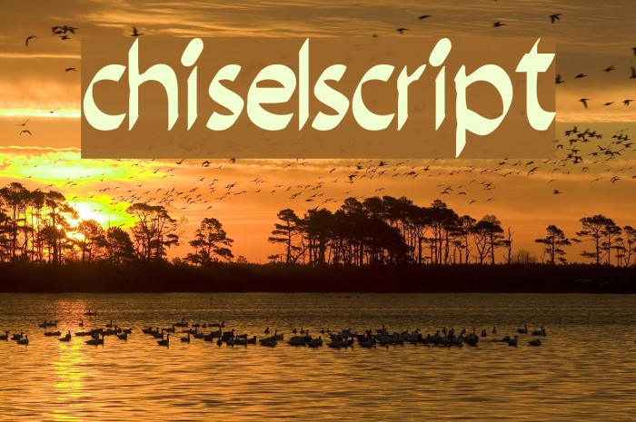 chiselscript Font - FFonts.net
