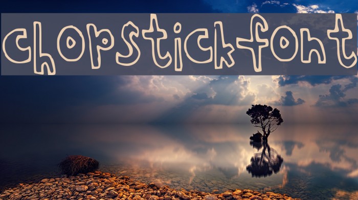 chopstickfont Font - FFonts.net