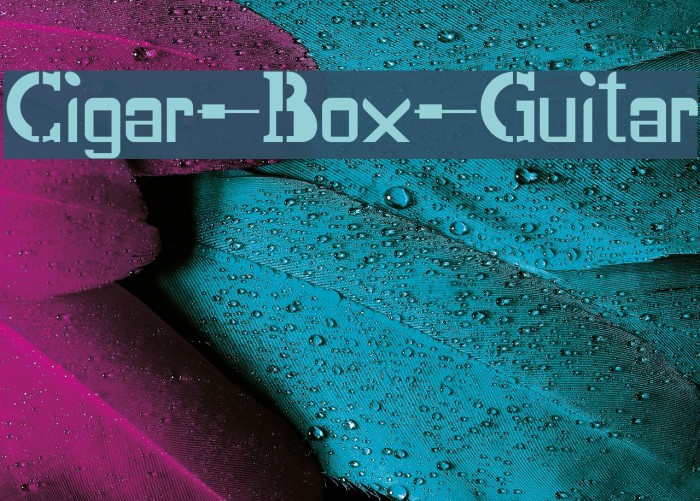 Cigar-Box-Guitar Font - FFonts.net