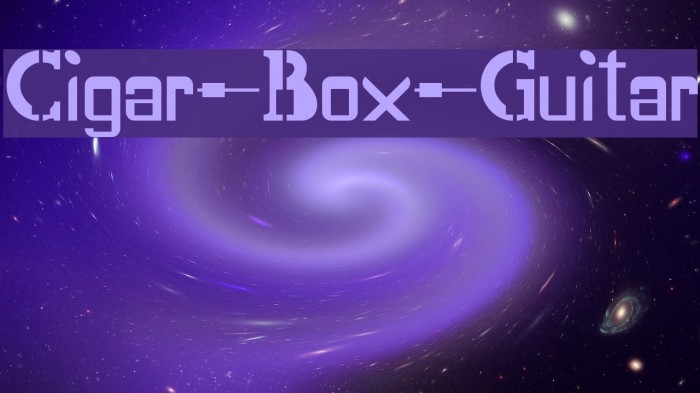 Cigar-Box-Guitar Font - FFonts.net