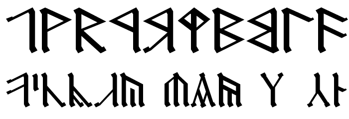 Cirth Erebor Font - FFonts.net