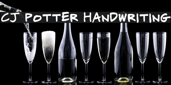CJ Potter Handwriting Font - FFonts.net
