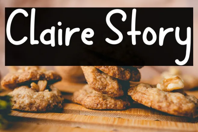 Claire Story Font | Free Download (TTF/OTF) | FFonts.net