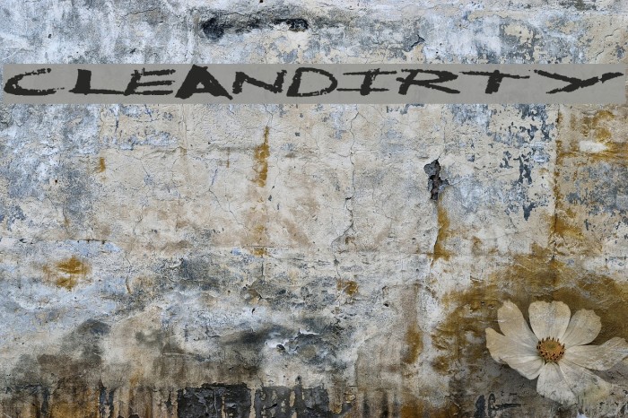 CleanDirty Font - FFonts.net