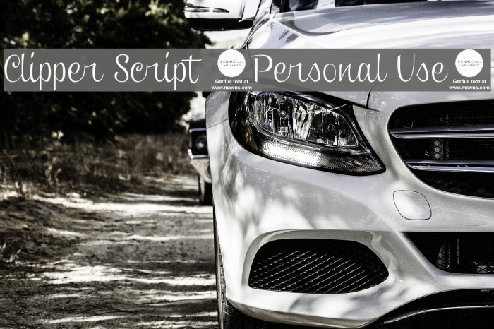 Clipper Script [Personal Use] Font - FFonts.net