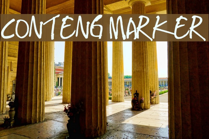CONTENG MARKER Font - FFonts.net
