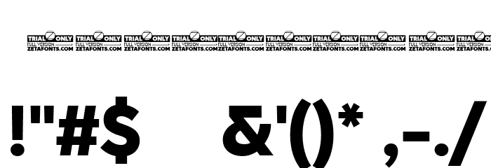 CocoSharp Trial Extrabold Font - FFonts.net