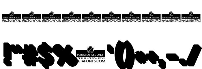 Cocogoose Pro Block Shadow Font - FFonts.net