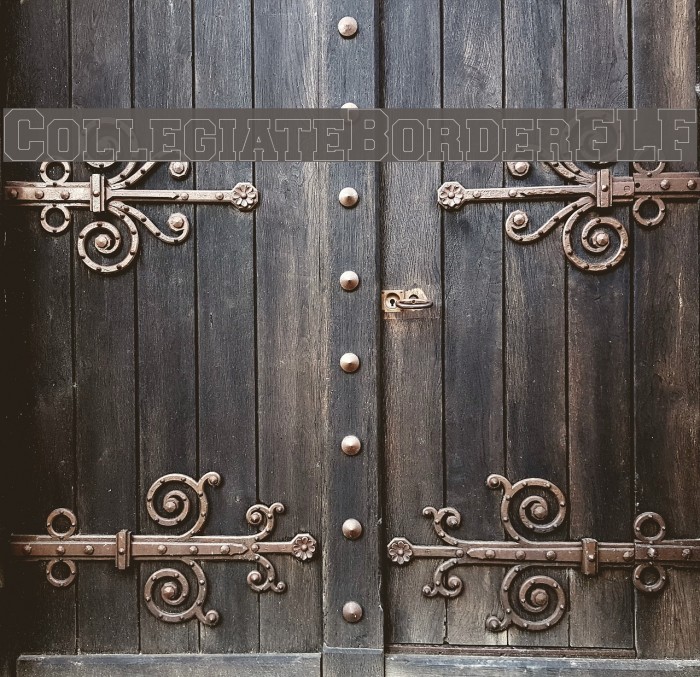 CollegiateBorderFLF Font - FFonts.net