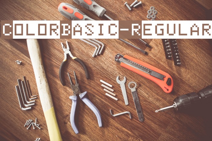 ColorBasic-Regular Font - FFonts.net