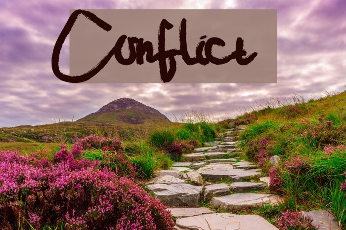 Conflict Font - FFonts.net
