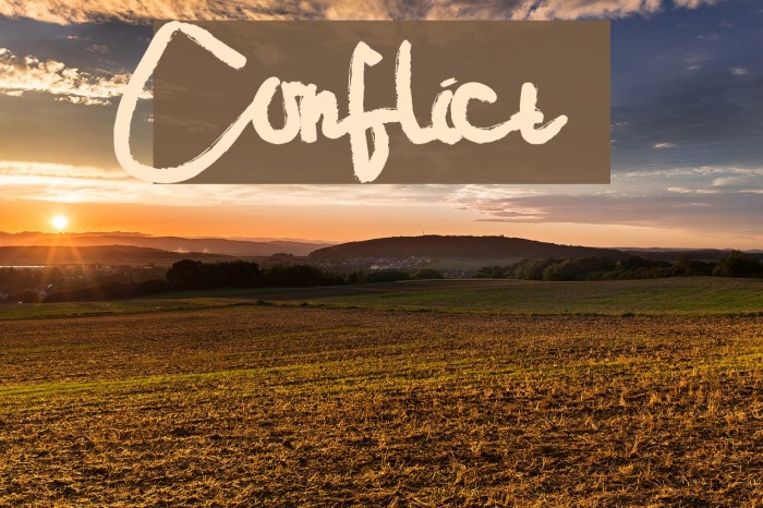 Conflict Font - FFonts.net
