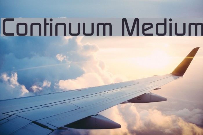 Continuum Medium Font - FFonts.net