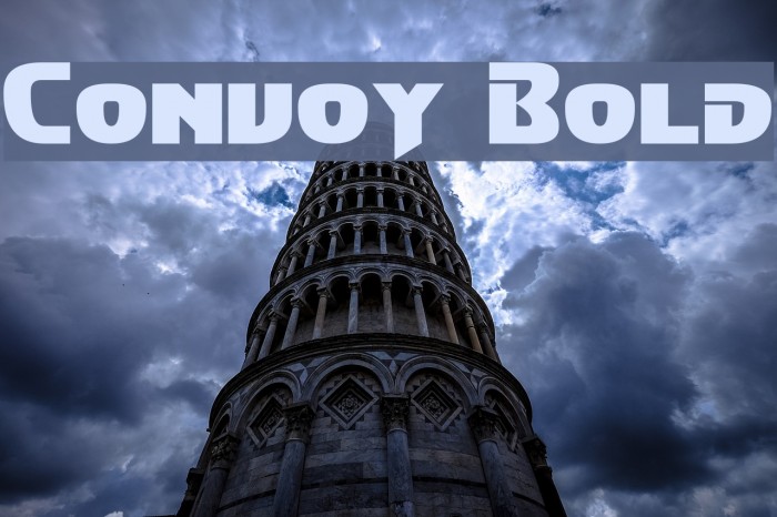 Convoy Bold Font - FFonts.net