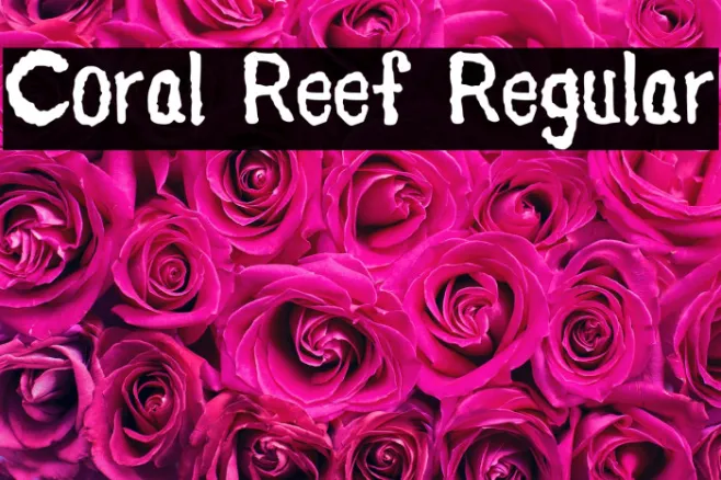 Coral Reef Regular Font | Free Download (TTF/OTF) | FFonts.net