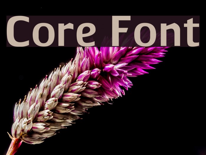Core Font - FFonts.net