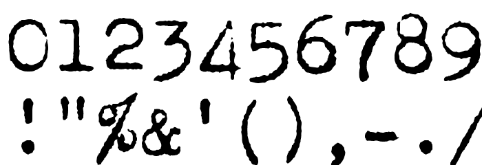 Corona 4 Typewriter Font - FFonts.net