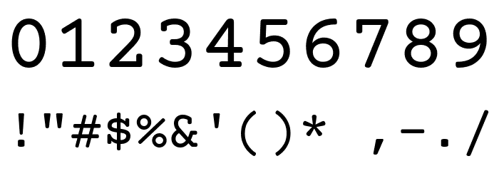 Courier Prime Regular Font - FFonts.net