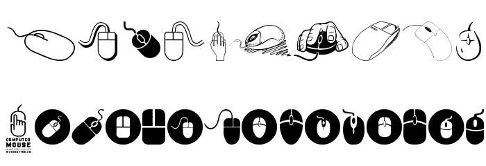 computer mouse Font - FFonts.net
