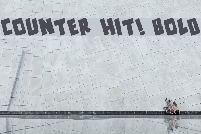 counter hit! Bold Font - FFonts.net
