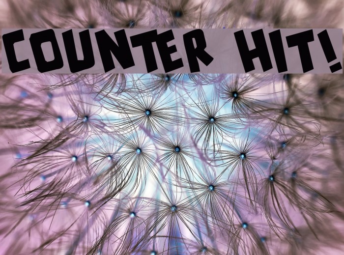 counter hit! Font - FFonts.net