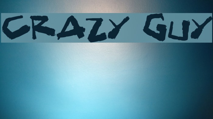 Crazy Guy Font - FFonts.net
