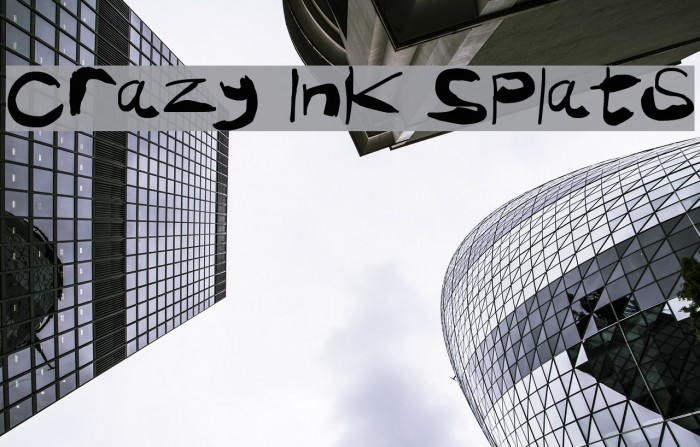 Crazy Ink Splats Font - FFonts.net