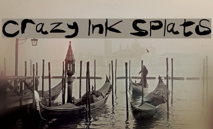 Crazy Ink Splats Font - FFonts.net