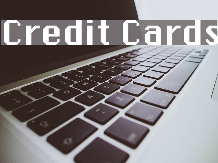 Credit Cards Font - FFonts.net