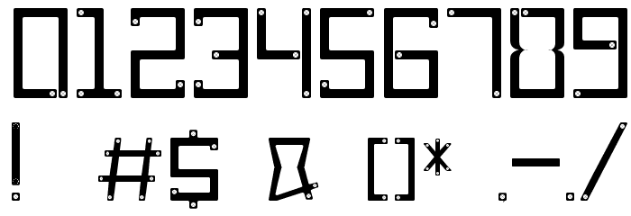 Cross Screw Font - FFonts.net