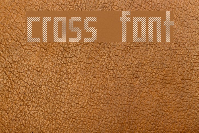 Cross Font - FFonts.net