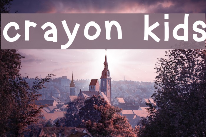 crayon kids Font - FFonts.net