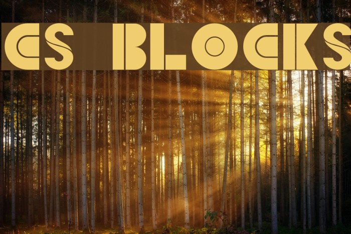 CS Blocks Font - FFonts.net