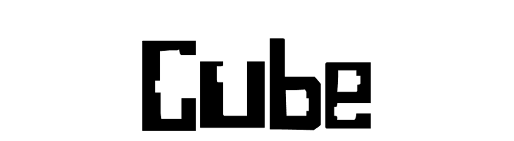 Cube Font