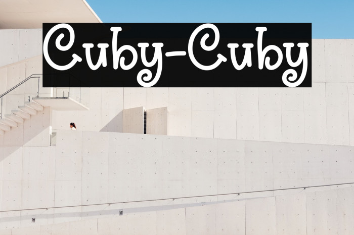Cuby-Cuby Font - FFonts.net