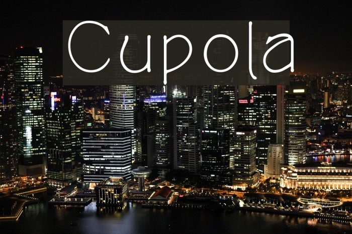 Cupola Font - FFonts.net