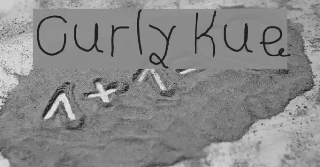 Curly Kue Font | Details & Characters — FFonts.net