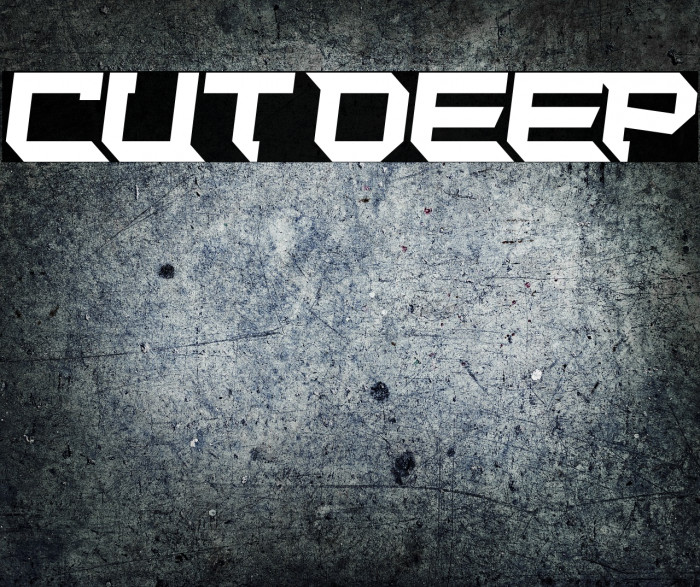 Cut Deep Font - FFonts.net