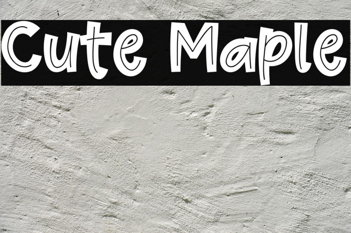 Cute Maple Font - FFonts.net