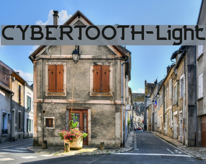 CYBERTOOTH-Light Font - FFonts.net