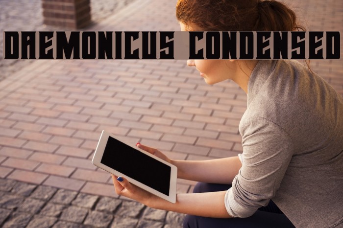 Daemonicus Condensed Font - FFonts.net