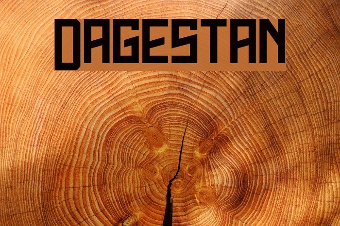 Dagestan Font - FFonts.net