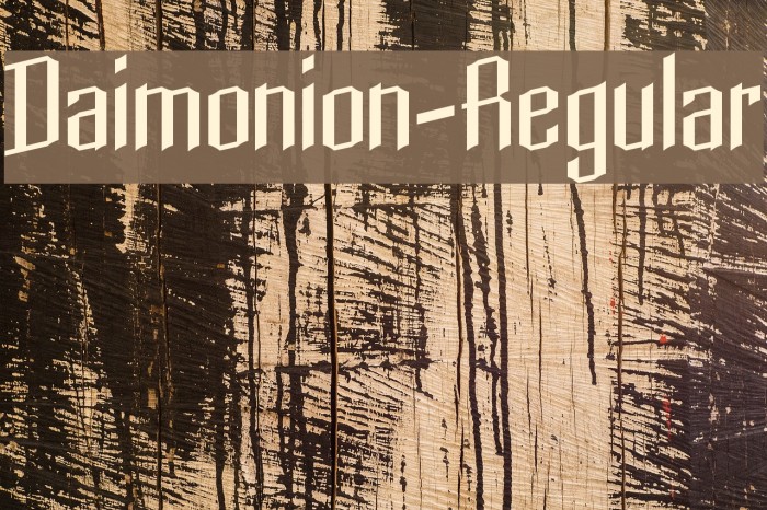 Daimonion-Regular Font - FFonts.net